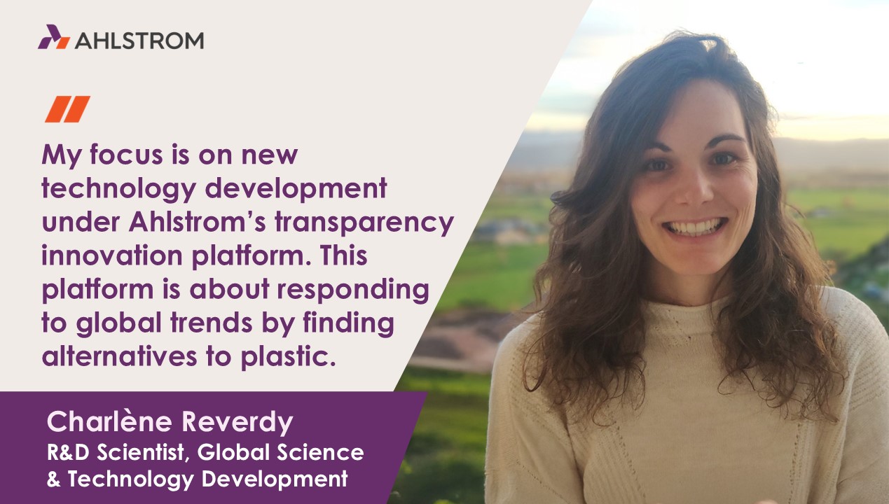 Ahlstrom - Innovators at Work: Meet Charlène Reverdy