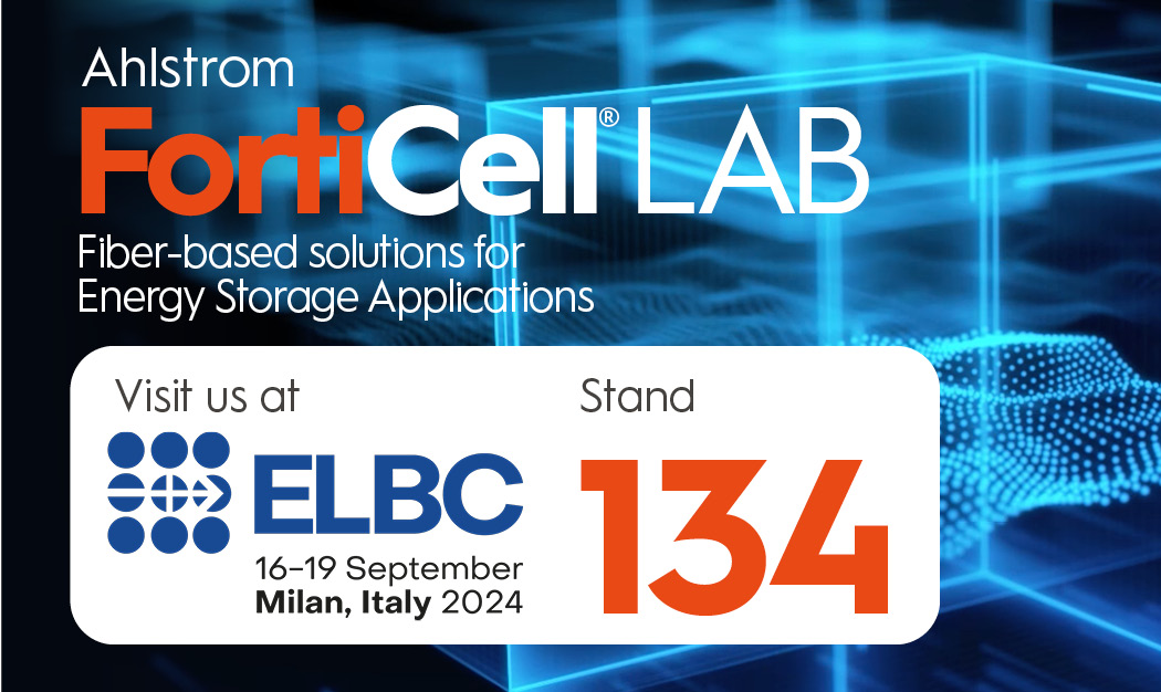 Ahlstrom - Visit us at ELBC Expo 2024 in Milan!